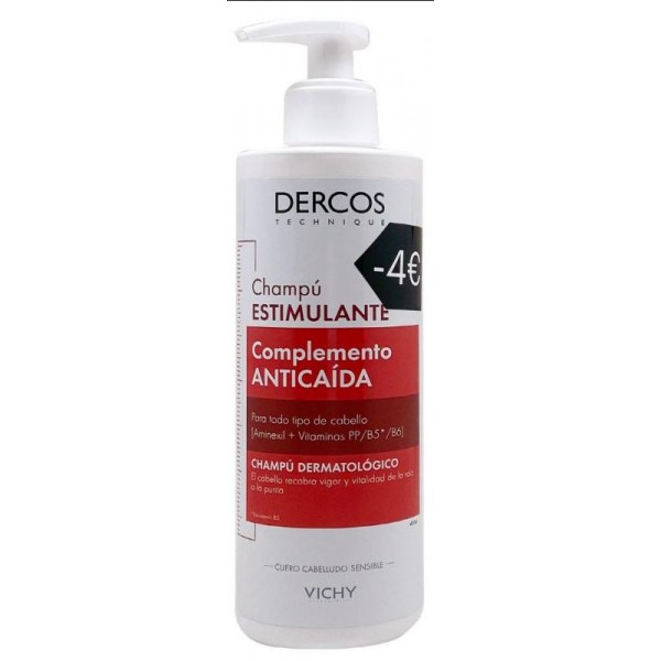 DERCOS CHAMPU ESTIMULANTE 400 ML - Farmacia Rodríguez Prada